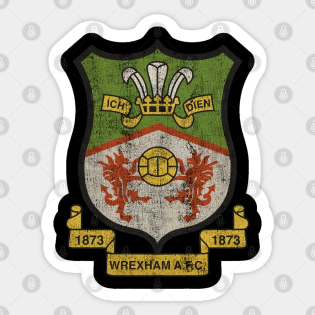 VINTAGE Wrexham 70S - Wrexham Afc - Sticker | TeePublic